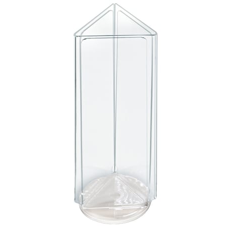 Azar Displays Three-Sided Revolving Sign and Menu Holder, 4 in. W x 10 ...