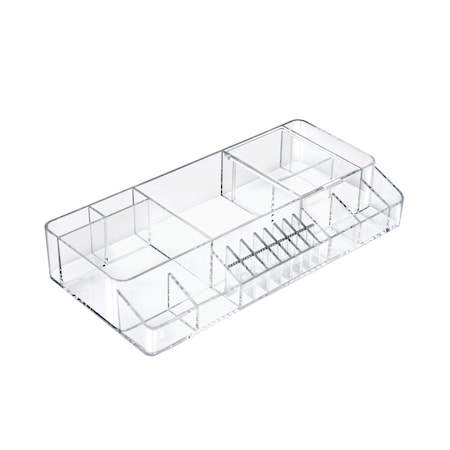 Azar Displays Small Clear Cosmetic Organizer for Counter 252710 | Zoro