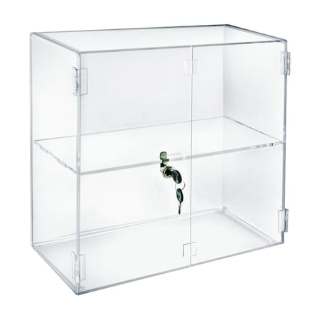 Azar Displays Acrylic Lockbox Countertop Display Case 16.375" wide ...