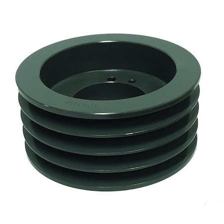B&B Manufacturing Bushing 4 Groove V-Belt Pulley 8 inch OD 45V800E | Zoro