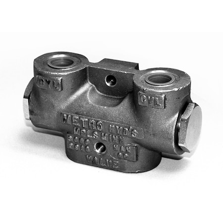 Metro Lock Valves: MFG No. 409-04, Double Circuit, 20 GPM, Inlet/Outlet ...
