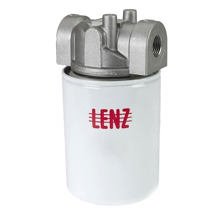Lenz Filter Assembly Spin-On, 25 Micron, 200 PSI, 20 Gpm, 3/4 in NPTf ...