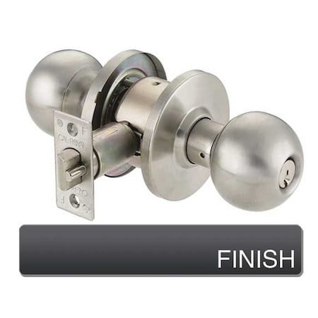 Cal-Royal BA Design Communicating Knob Lock, 2-3/4 Backset, ASA Strike ...