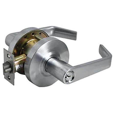 Tell Grade 2 Cylindrical Lock, Entry, Lever, Satin Chrome, 2-3/8 Inch ...