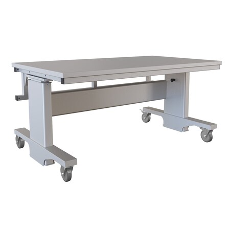 Bostontec Manual Height Adjust Workbench, 36"d X 60"w, 1,200 lb cap ...