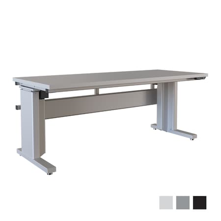 Bostontec Heavy Duty Electric Height Workbench, 30"d X 72"w, 1,200 lb ...