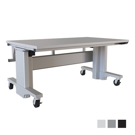 Bostontec Electric Height Adjust Workbench, 36"d X 60"w, 1,200 lb cap ...