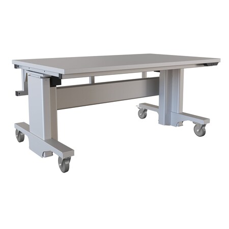 Bostontec Electric Height Adjust Workbench, 36"d X 60"w, 1,200 lb cap ...