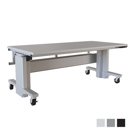 Bostontec Electric Height Adjust Workbench, 36"d X 72"w, 1,200 lb cap ...