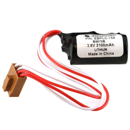 Exell Battery 3.6V Lithium PLC Computer Backup Battery Replaces B9670B ...