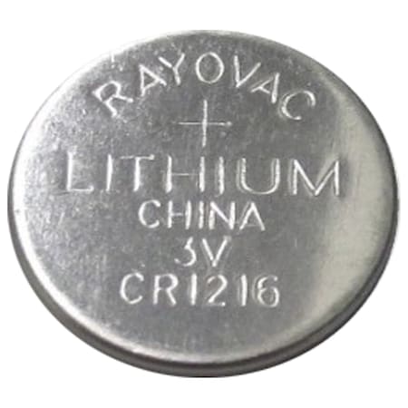 Rayovac CR1216 3V Lithium Coin Cell Battery Replaces RV1216 RV1216 | Zoro