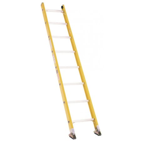 Bauer Ladder Straight Ladder, Fiberglass, 300 lb Load Capacity 33008 | Zoro