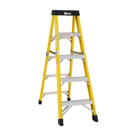 Bauer Ladder Professional Grade 5' Fiberglass Stepladder - 1AA 375 lb ...
