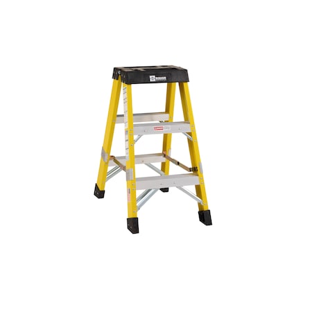 Bauer Ladder 3 ft Fiberglass Stepladder 35203 | Zoro