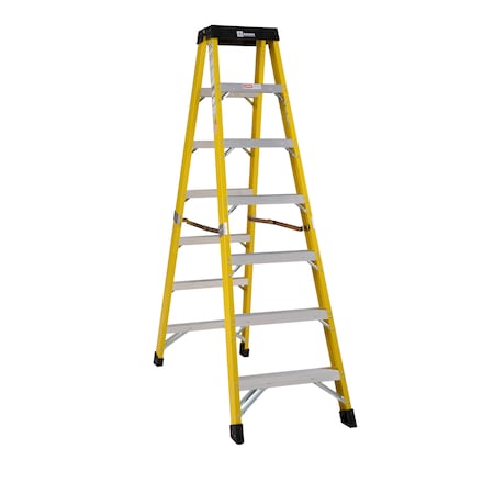 Bauer Ladder 7 ft Fiberglass Stepladder 35207 | Zoro