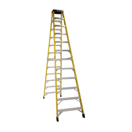 Bauer Ladder 12 ft Fiberglass Stepladder 35212 | Zoro