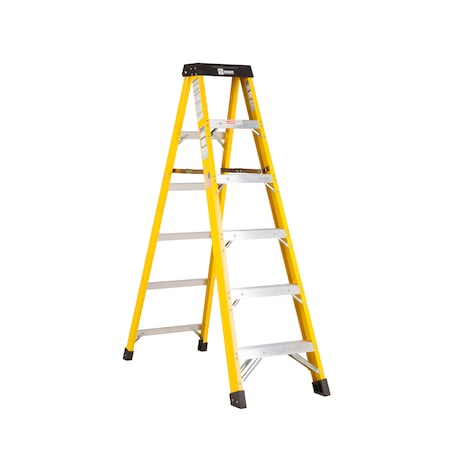 Bauer Ladder 6 ft Aluminum Stepladder 30806 | Zoro