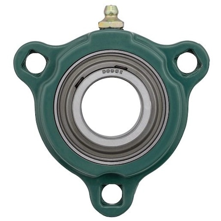 Dodge Industrial Flange Block Bearing; 3 Bolt Flange Block; 1-3/16 in ...