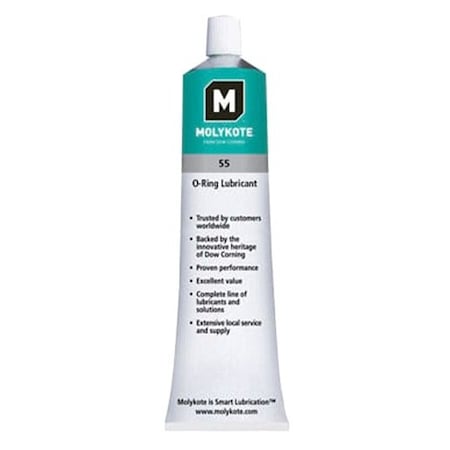 Molykote Silicone Oil Grease, Multipurpose, Tube, Grease MOLYKOTE 55 ...