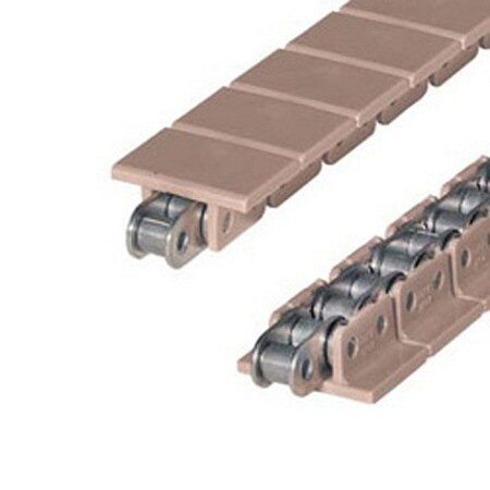 Rexnord 845, 2 Piece Stainless Steel with Plastic Top, Chain, 1/2 in ...