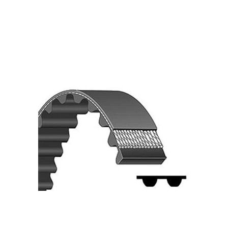 Optibelt Belt, Synchronous; 8 Millimeter Pitch; 632MM Pitch Len 632-S8M ...