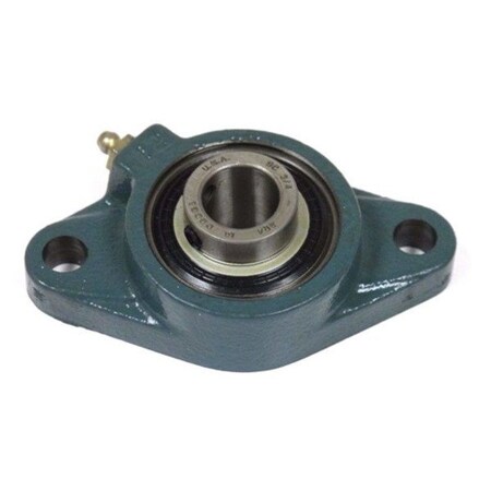 Dodge Setscrew Ball Bearing, SC Normal Duty, 2-Bolt Flange F2B-SC-012 ...