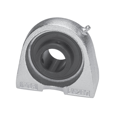 Iptci Tap Base Pillow Block Ball Brg Unit, .875 in Bore, Nkl Plated Hsg ...