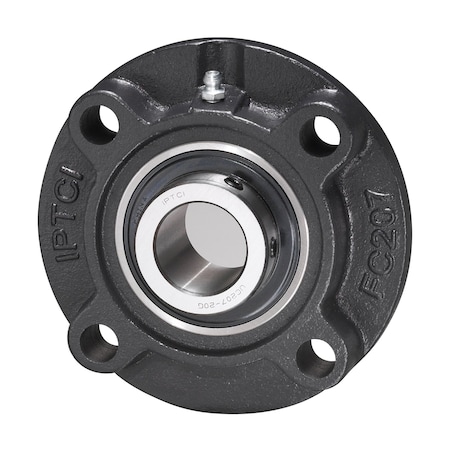 Tritan 4 Bolt Circ Flange Unit, Wide Inner Rng Insert, Set Scrw, 1-in ...