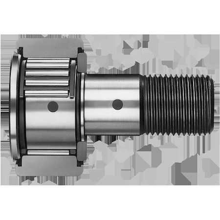 Iko Double Sealed Cam Follower, Crowned Stud, Steel, 26 mm Dia, 12 mm ...