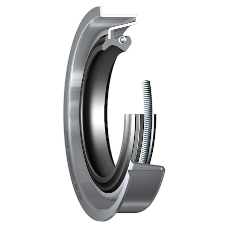 Skf NBR, double lip, oil seal, Helix-CW from air side 21110 | Zoro