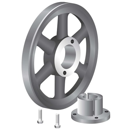 Gates 1 Groove Light Duty Sheave 5-1/4 in OD AK54QT | Zoro