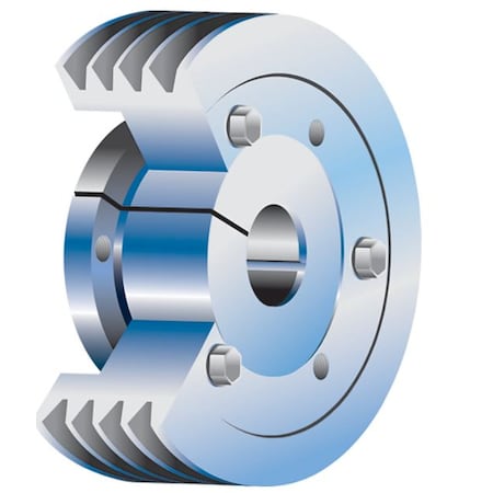 Gates 6 Groove Multi-Duty Sheave 5.95 in OD QD6A5.2/B5.6 | Zoro