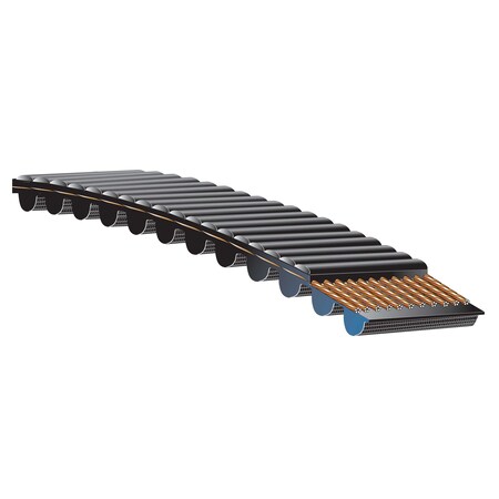 Gates Curve Saw Poly Chain GT2 Belts, 14M-3500-125PS 14M-3500-125PS | Zoro
