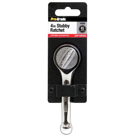 Pro-Grade Tools 3/8" Dr. 4" Stubby Ratchet 13022 | Zoro