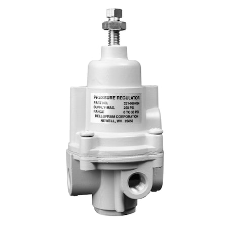 Bellofram Precision Controls Pressure Regulator, 1/4 NPT Ports, 0-10 ...