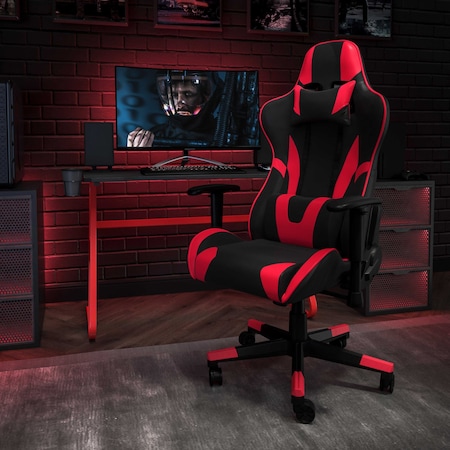 Flash Furniture Red Gaming Desk and Chair Set BLN-X20RSG1030-RD-GG | Zoro