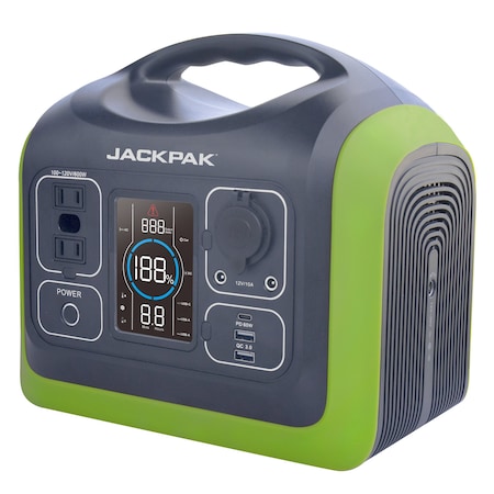 Jackpak 600W Power Station / 24V 4A Adapter Charging 9 Wall outlet ...