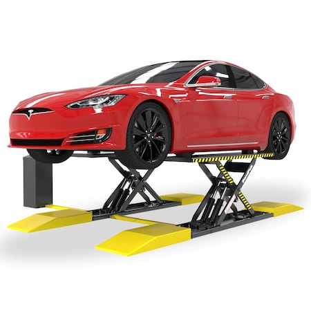 Bendpak Extended Platform, Mid-Rise Scissor Lift Open-Center MDS-6EXT ...