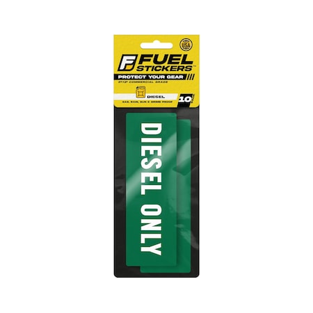 Fuel Stickers Diesel Sticker, Fuel Tanks & Heavy Equipment, Hvy-Dty ...