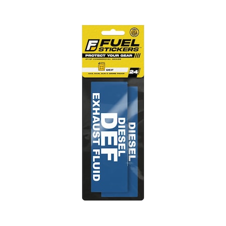 Fuel Stickers DEF Sticker, Diesel Exhaust Fluid Label: Fluid Safety ...