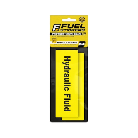 Fuel Stickers Hydraulic Fluid Sticker, Hydraulic Oil Label: Drum, Tanks ...