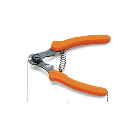 Beta Cable Cutter for Steel Cable, 165mm 11360001 | Zoro