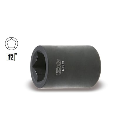 Beta Pentagon Hand Socket, 19mm 14710319 | Zoro
