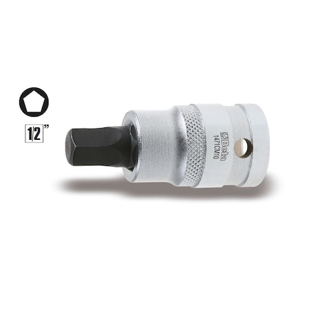 Beta Pentagon Socket Driver, 10mm 14710360 | Zoro
