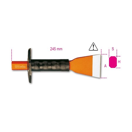 Beta Extra-Wide Chisel, 70mm 17020107 | Zoro