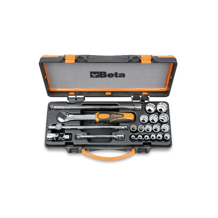 Beta 3/8" Drive Metric, 21 pcs 9100933 | Zoro