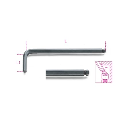 Beta Ball Head Wrench, 3/8" 000960996 | Zoro