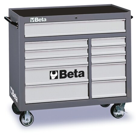 Beta Mobile Workstation, 11 Drawer, Red 38000003 | Zoro