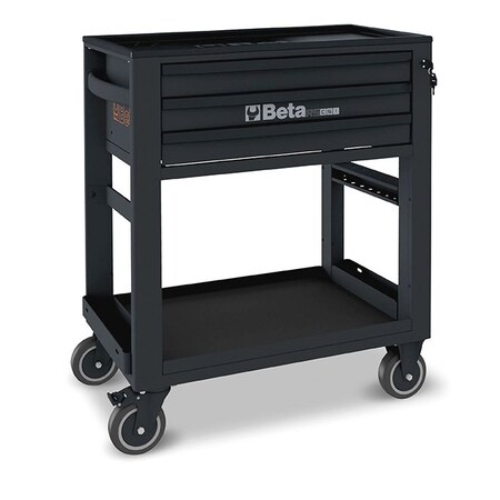 Beta Tool Cart, 3 Drawer, Gray, Sheet Metal, 30 in W x 18 in D x 35 in ...