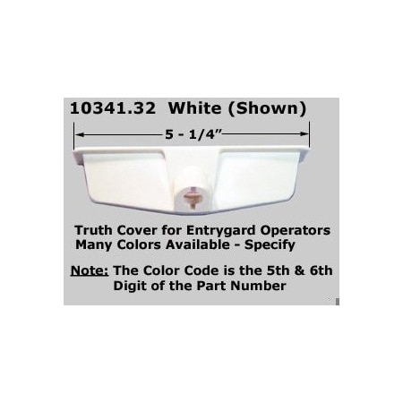 Truth Hardware OPERATOR COVER WHITE 2109338 | Zoro